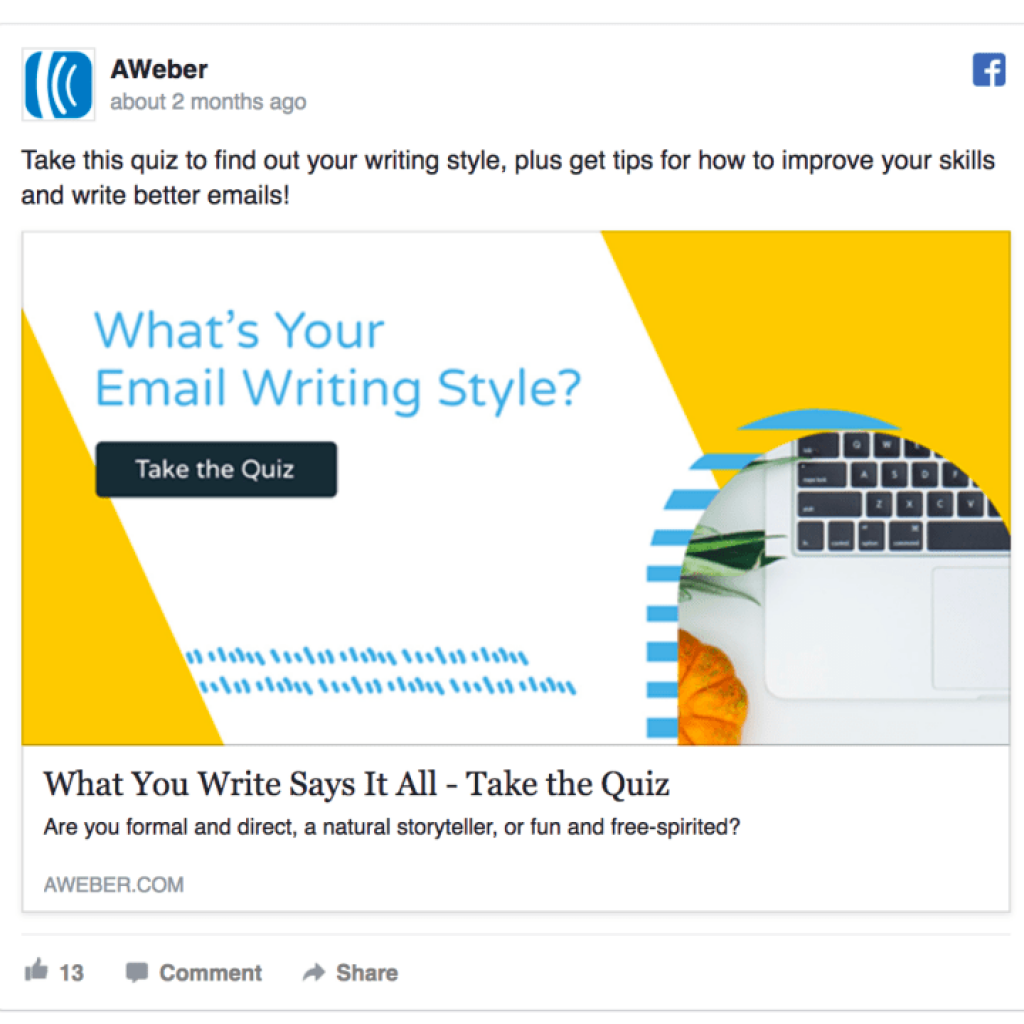 Asana Trial Facebook Example Ad - Adspiration.io