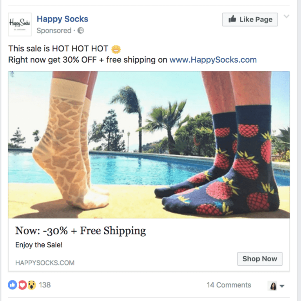 G Suite Facebook Example Ad - Adspiration.io